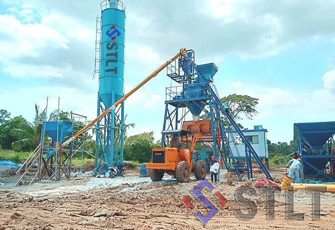 25-240m³ Concrete Batching and Mixing Plants For Sale - SinoTech Luton