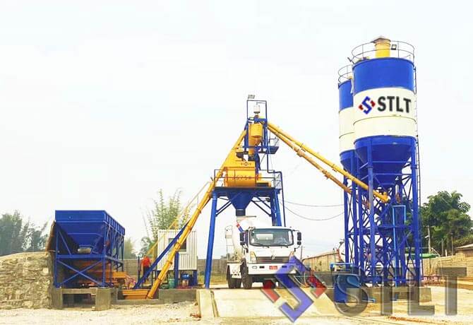 25-240m³ Concrete Batching and Mixing Plants For Sale - SinoTech Luton