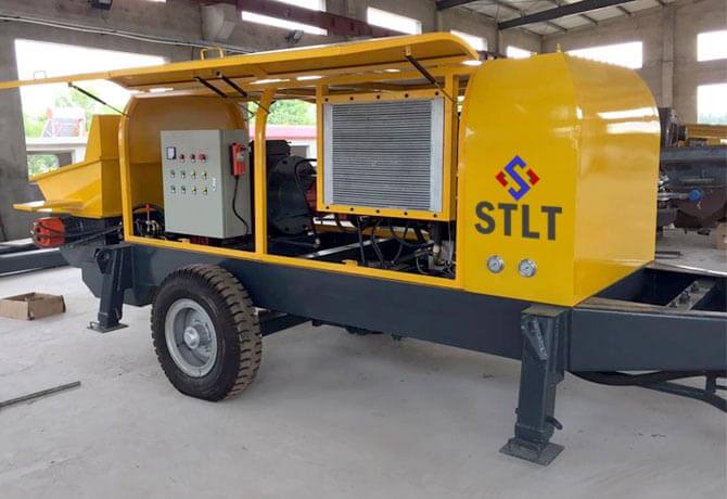 Trailer Concrete Pump for Sale - SinoTech Luton