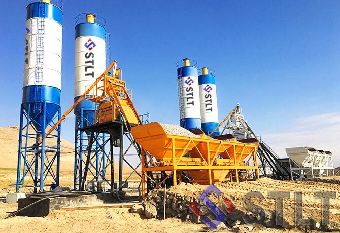 25-240m³ Concrete Batching and Mixing Plants For Sale - SinoTech Luton