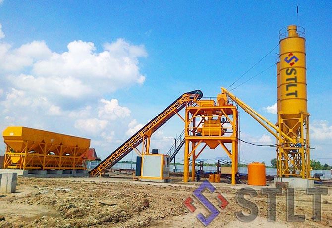 25-240m³ Concrete Batching and Mixing Plants For Sale - SinoTech Luton