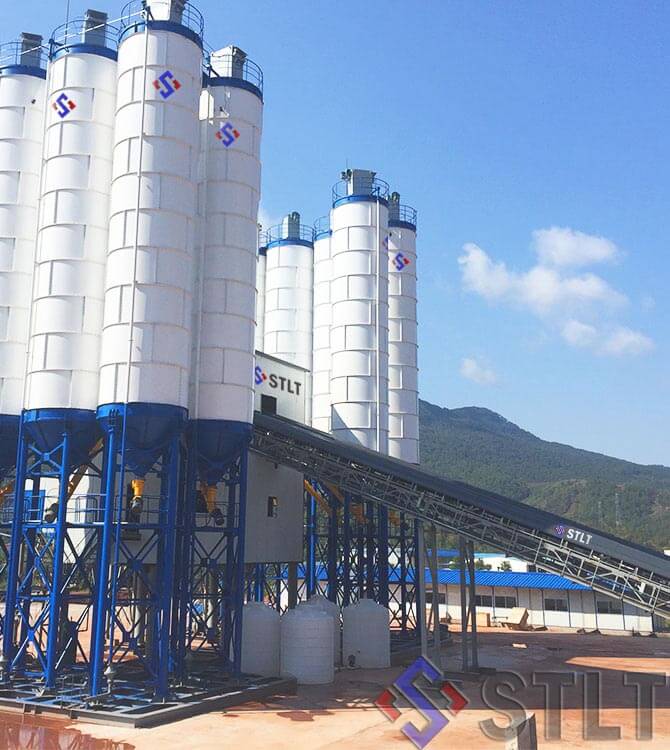 25-240m³ Concrete Batching and Mixing Plants For Sale - SinoTech Luton