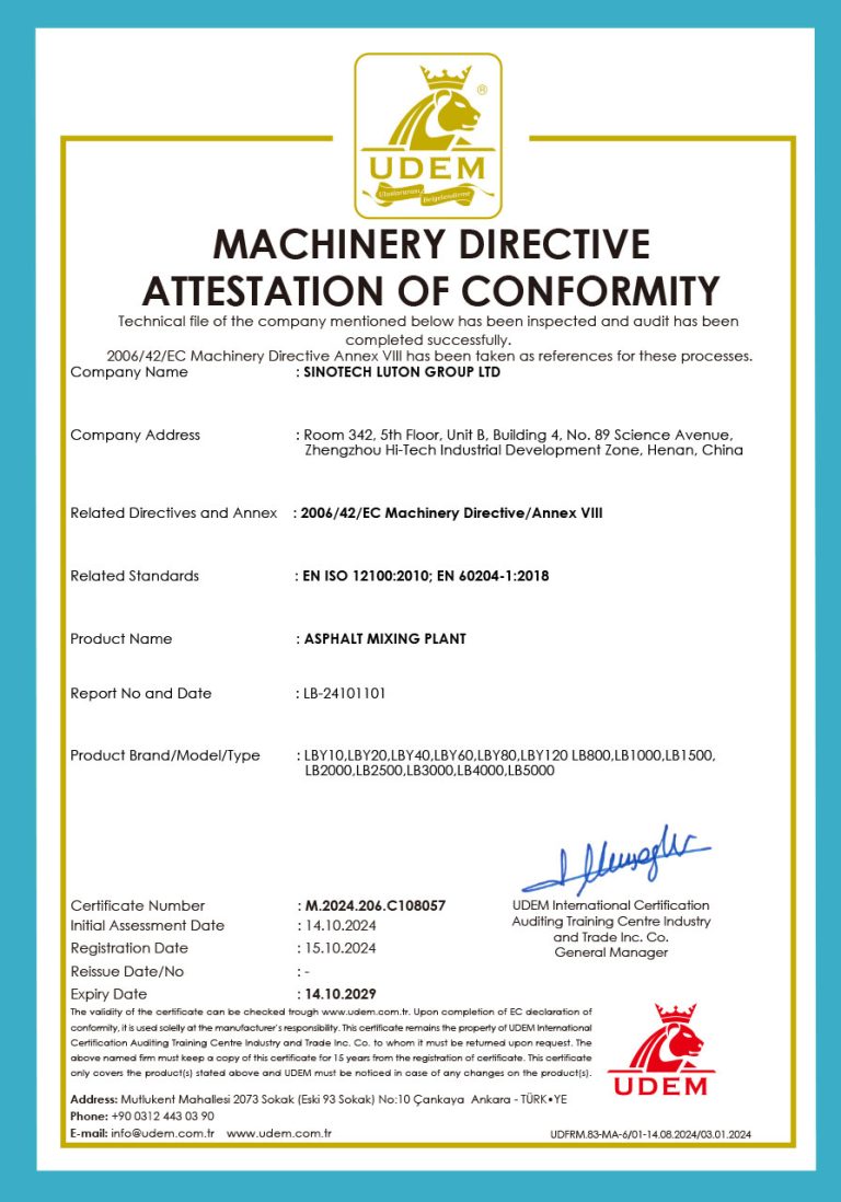 SinoTech Luton - Leading Manufacturer of Construction Machinery